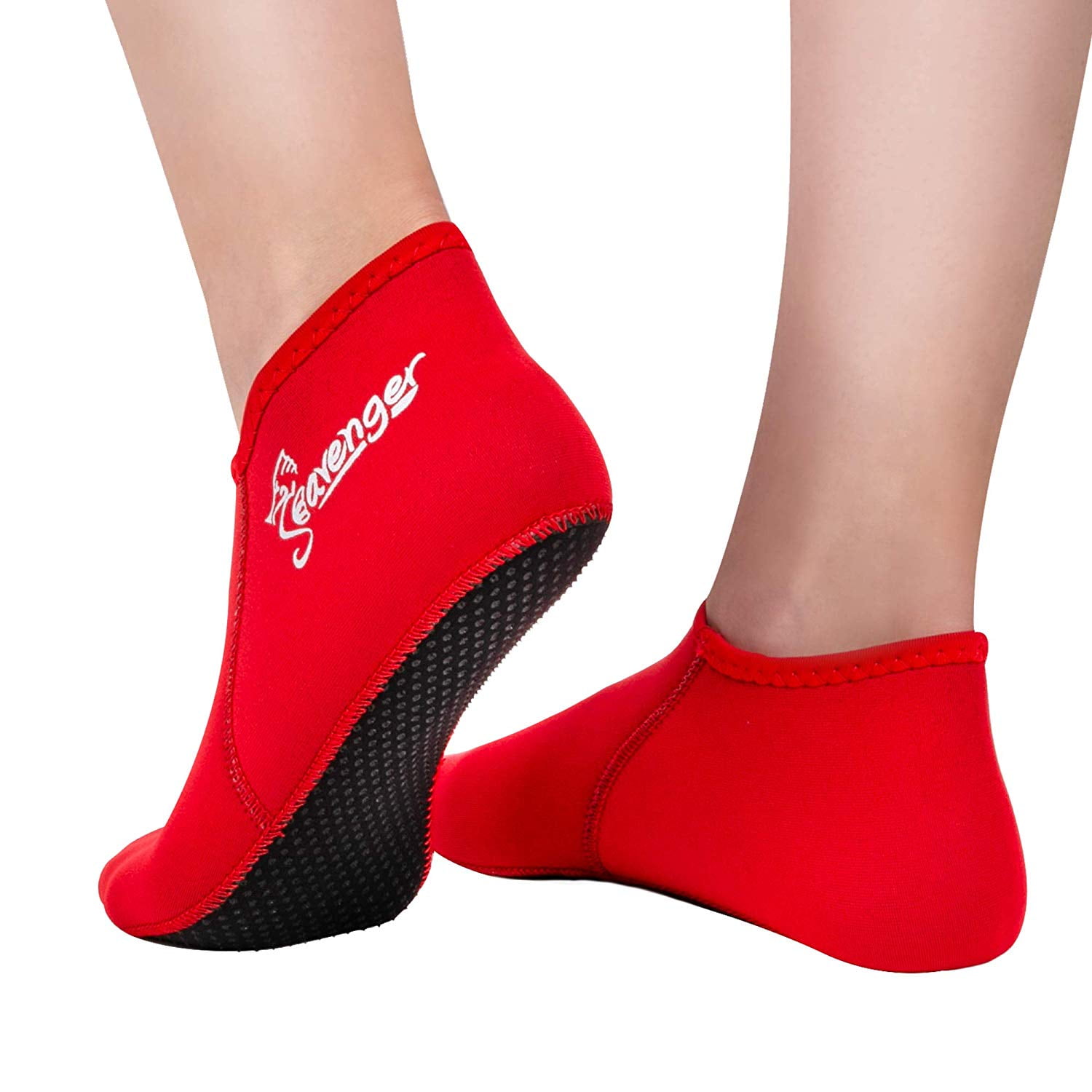 Seavenger Zephyr 3mm Neoprene Red Dive Socks (X-Small) - Walmart.com