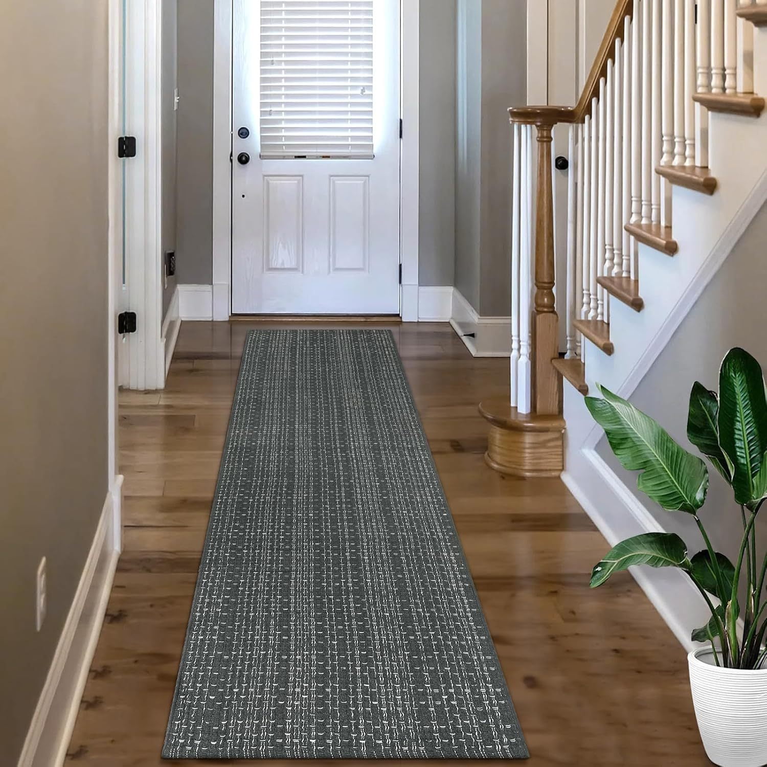 Seavish Farmhouse Kitchen Rugs Washable Runner Rug Laundry Room Rug ...