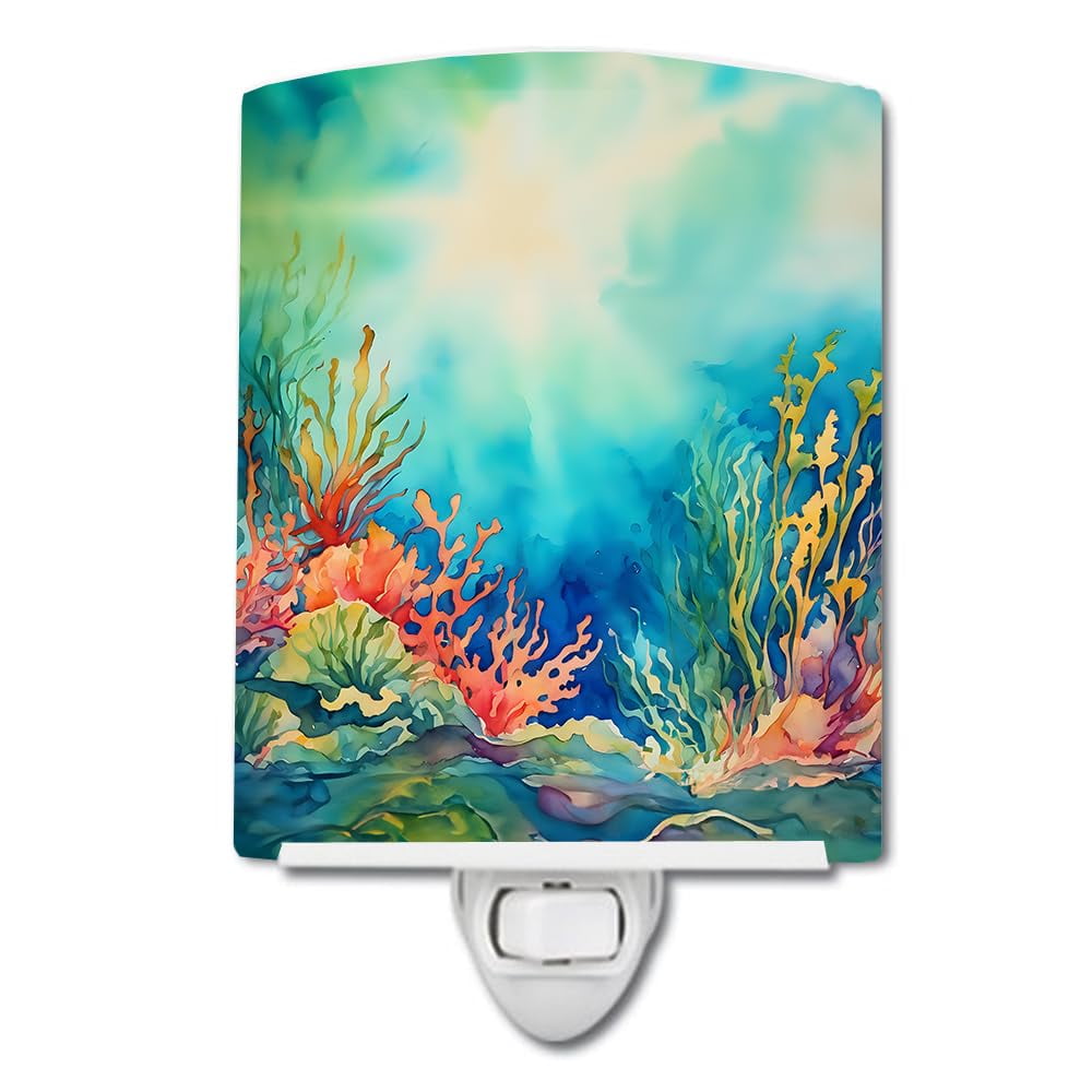 Seaweed Ceramic Night Light 4 in x 6 in - Walmart.com