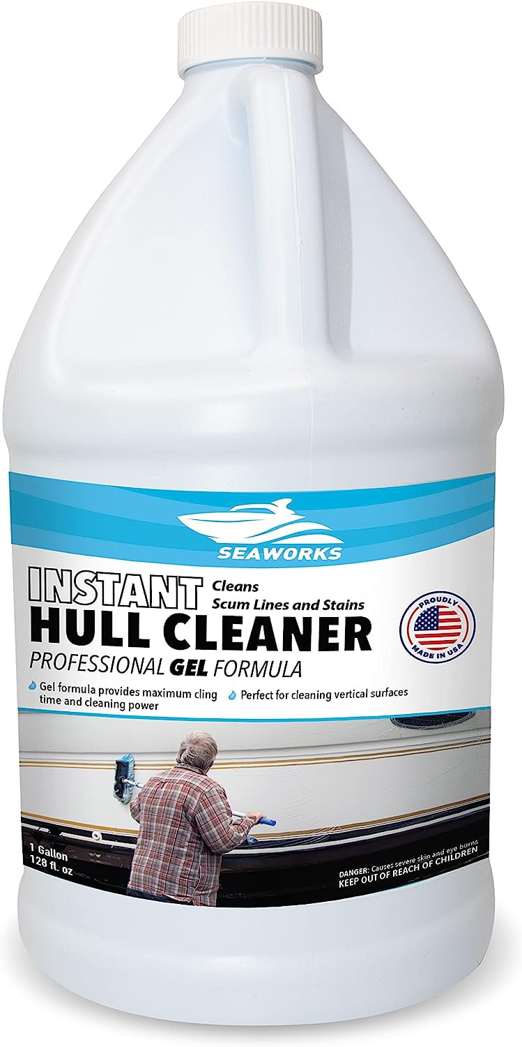 Seaworks Instant Boat Hull Stain Remover, Gel Cleaner - Remove Stains ...