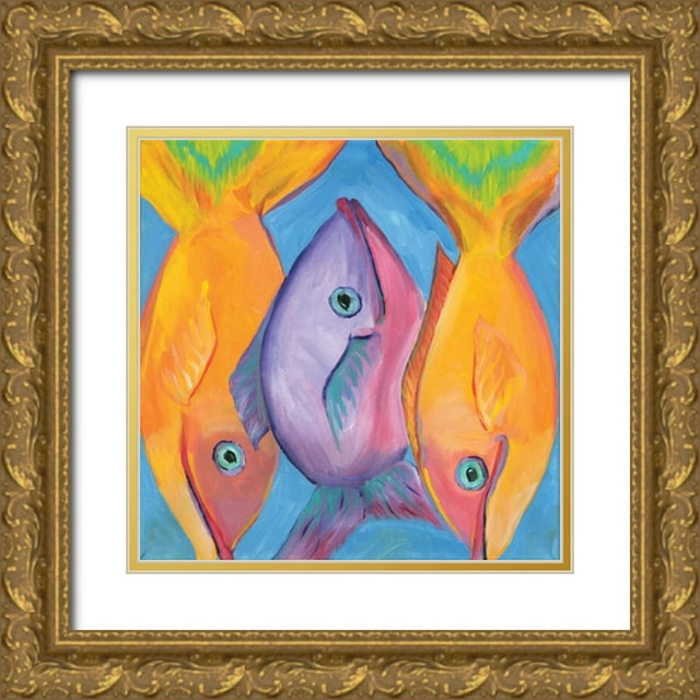 Seay, Anne 26x26 Gold Ornate Wood Framed with Double Matting Museum Art ...