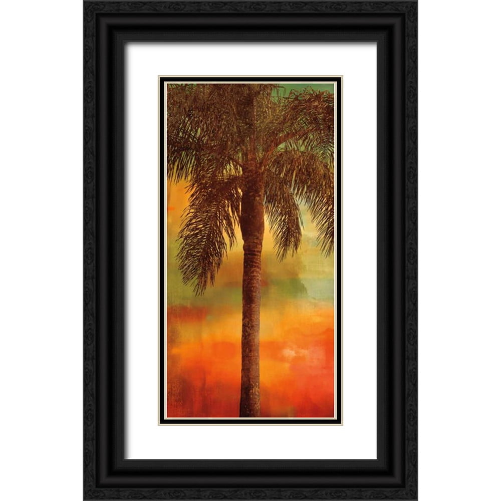 Seba, John 11x18 Black Ornate Wood Framed with Double Matting Museum ...