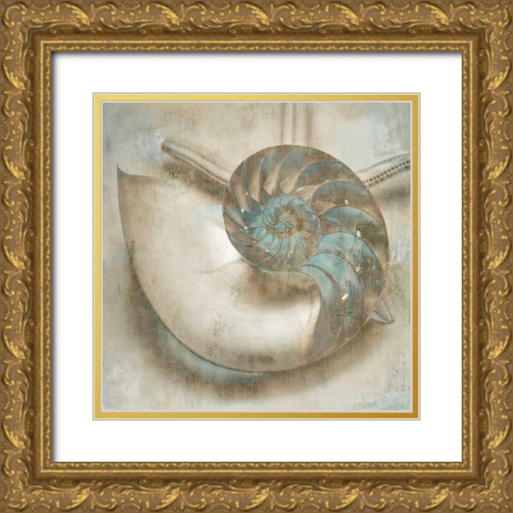 Seba, John 15x15 Gold Ornate Wood Framed with Double Matting Museum Art ...