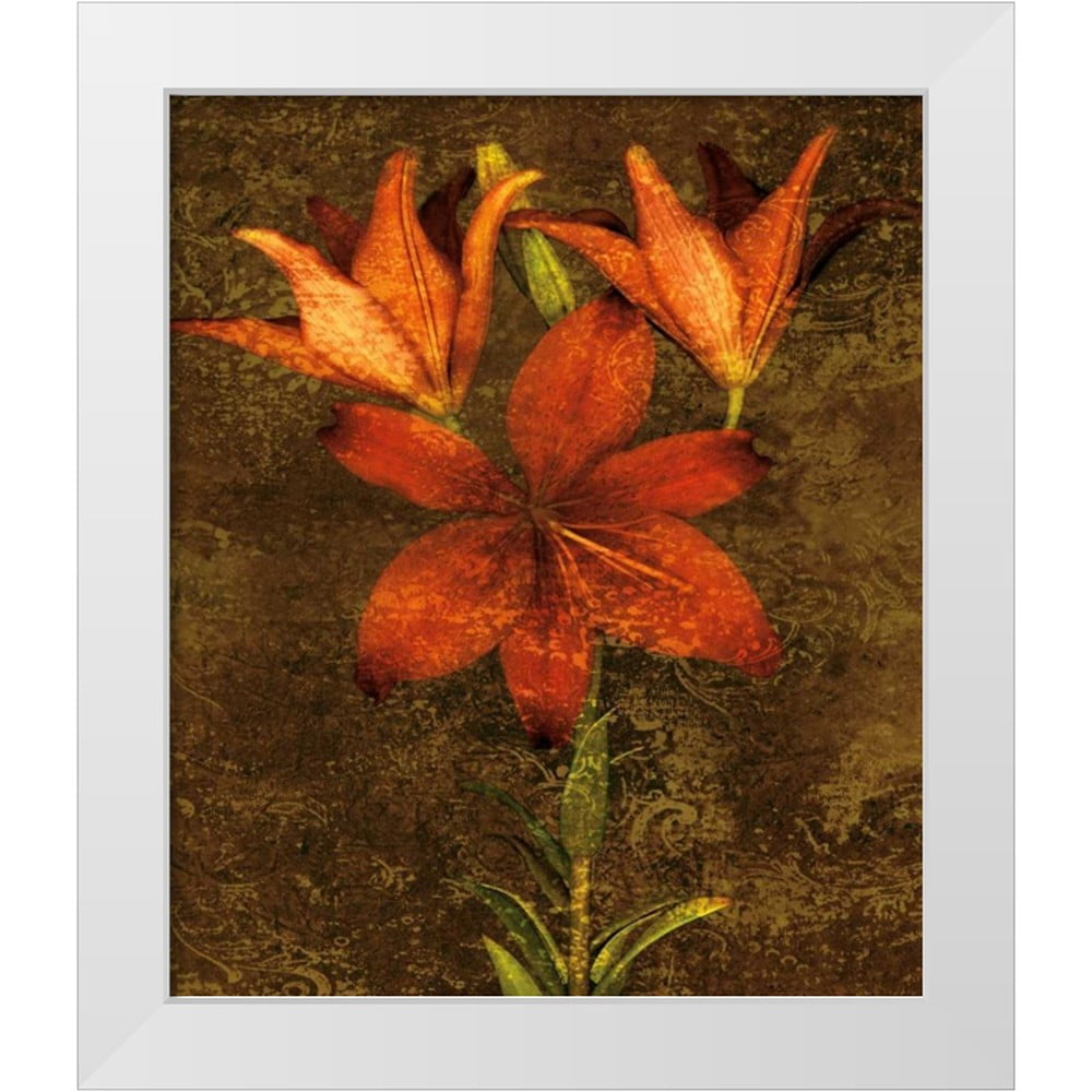 Seba, John 15x17 White Modern Wood Framed Museum Art Print Titled - Red ...