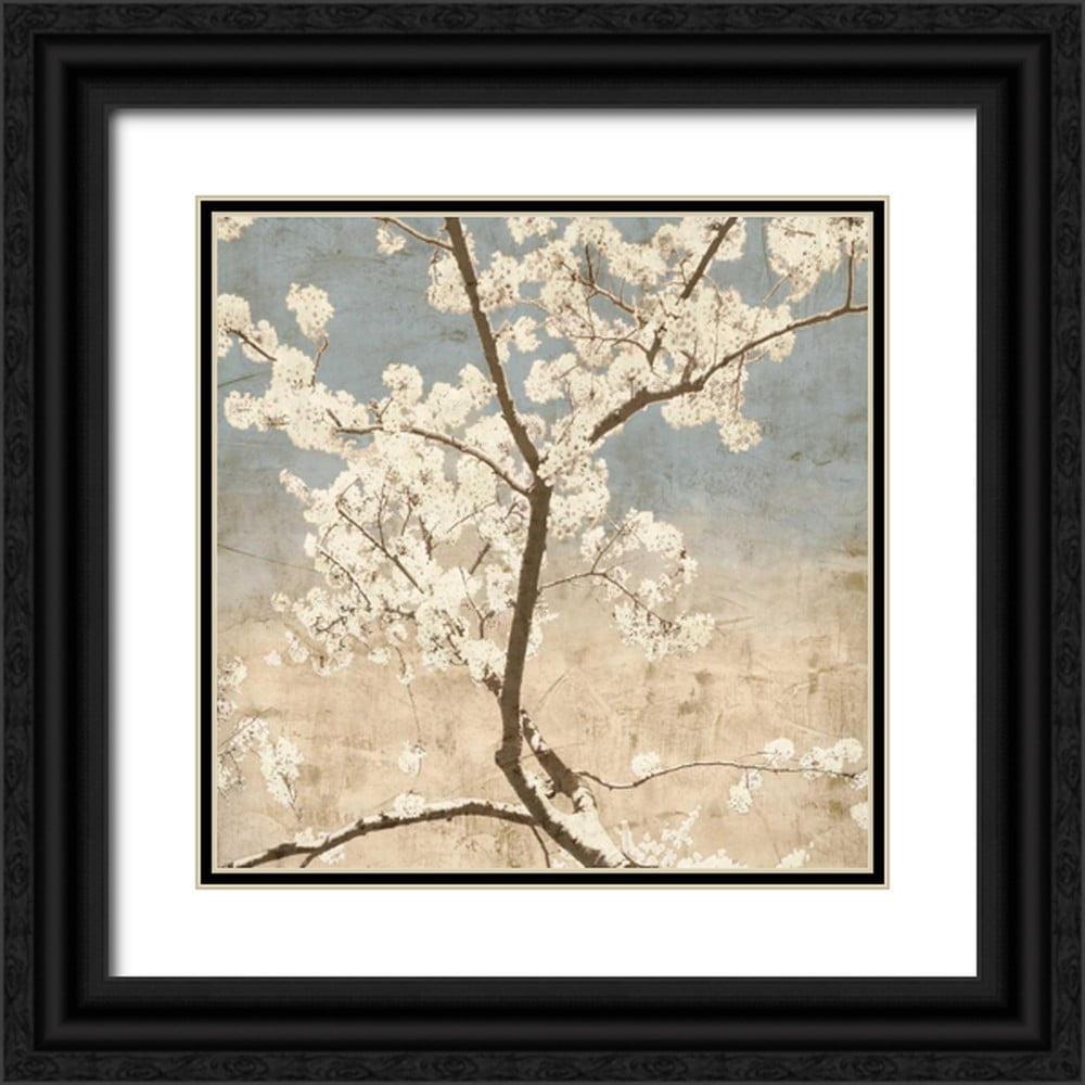 Seba, John 20x20 Black Ornate Wood Framed with Double Matting Museum ...