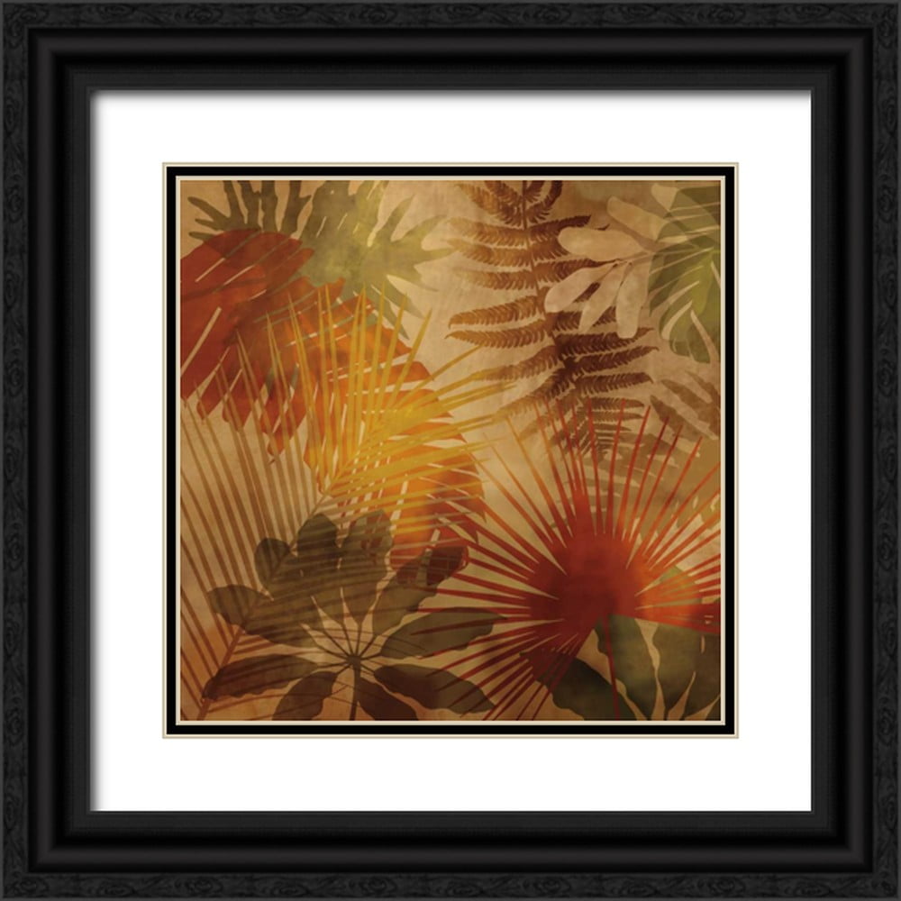 Seba, John 20x20 Black Ornate Wood Framed with Double Matting Museum ...