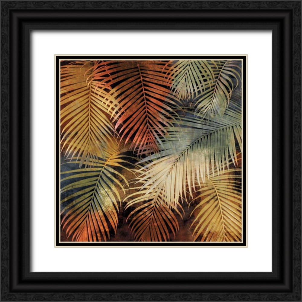 Seba, John 20x20 Black Ornate Wood Framed with Double Matting Museum ...
