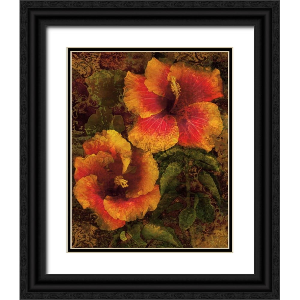 Seba, John 20x24 Black Ornate Wood Framed with Double Matting Museum ...
