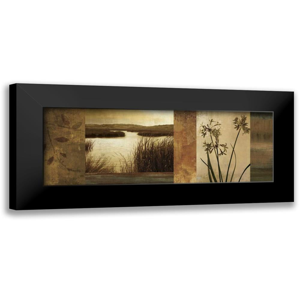 Seba, John 24x11 Black Modern Framed Museum Art Print Titled - Laguna I ...
