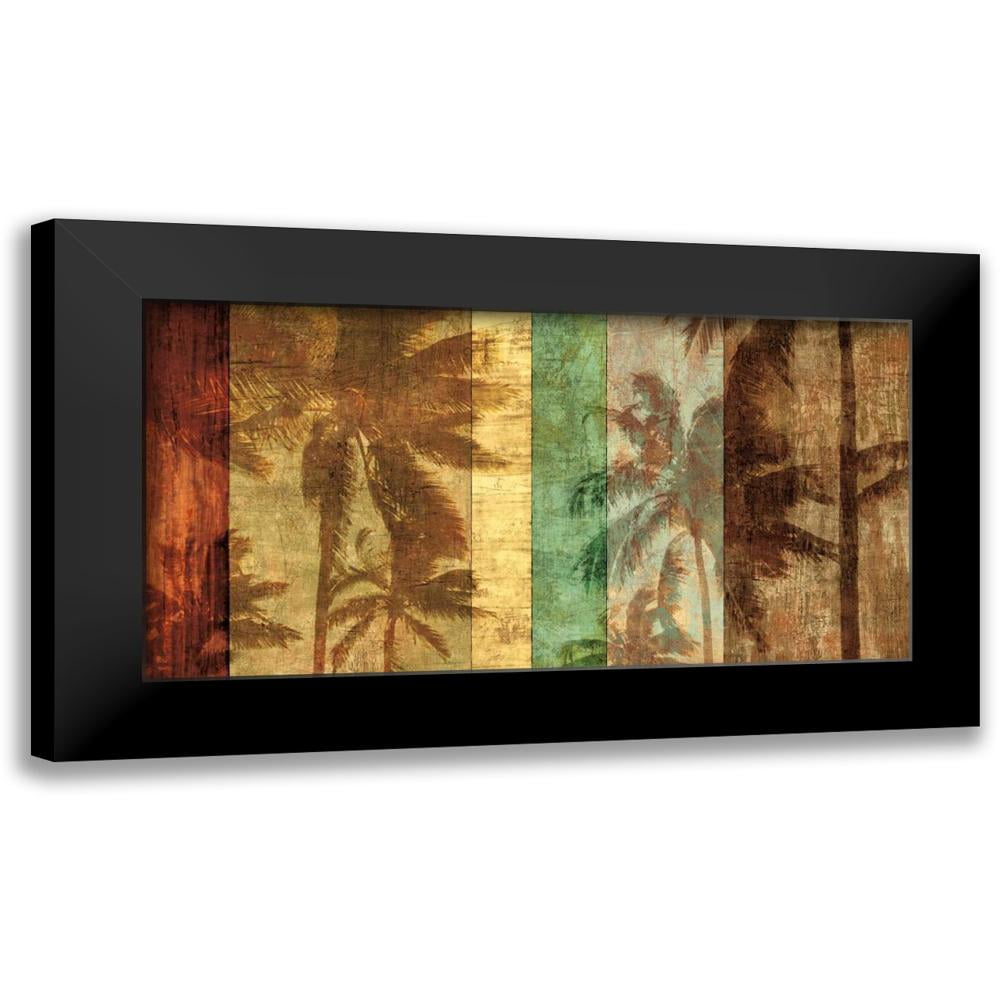 Seba, John 24x14 Black Modern Framed Museum Art Print Titled - Palm ...