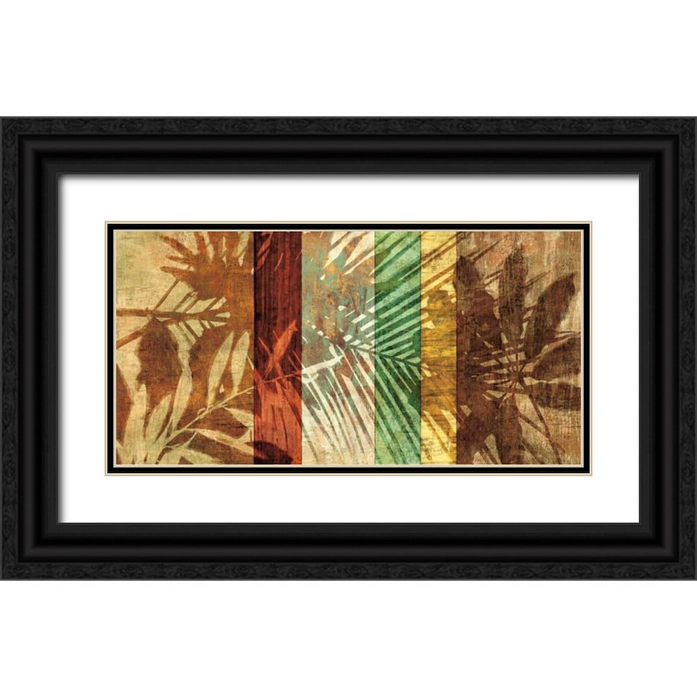 Seba, John 32x18 Black Ornate Wood Framed with Double Matting Museum ...