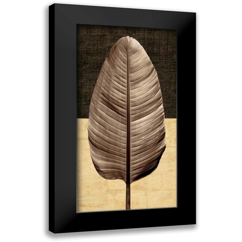 Seba, John 9x14 Black Modern Framed Museum Art Print Titled - Palm Leaf ...