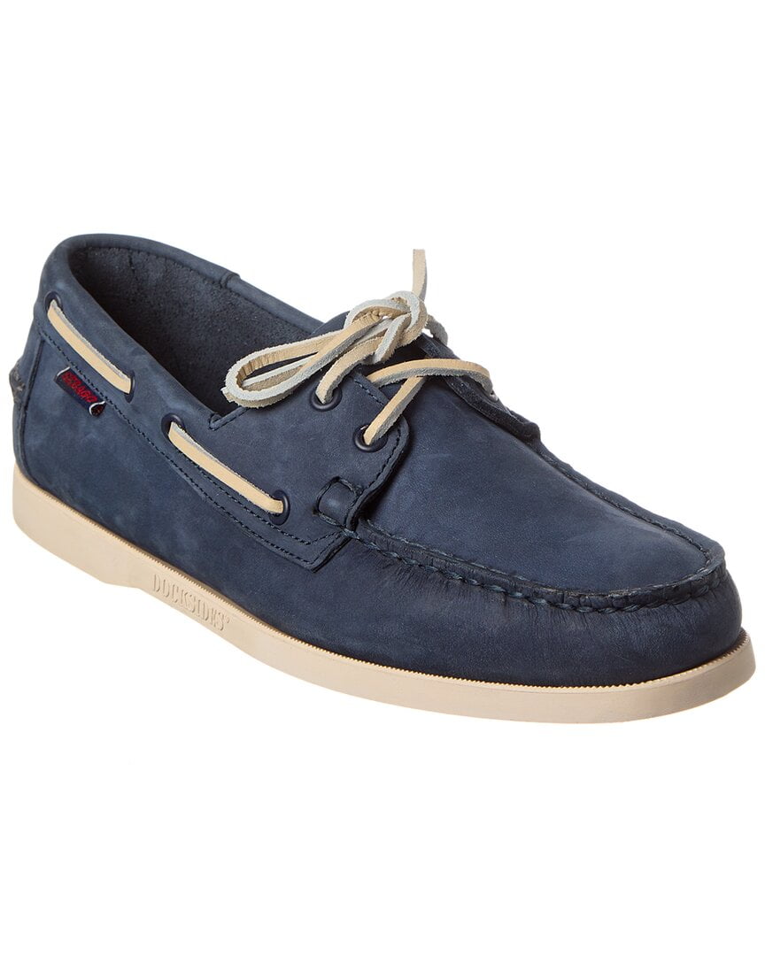 SEBAGO PORTLAND NUBUCK MEN SHOES - Blue Navy - Blue Navy / 9 / Regular ...