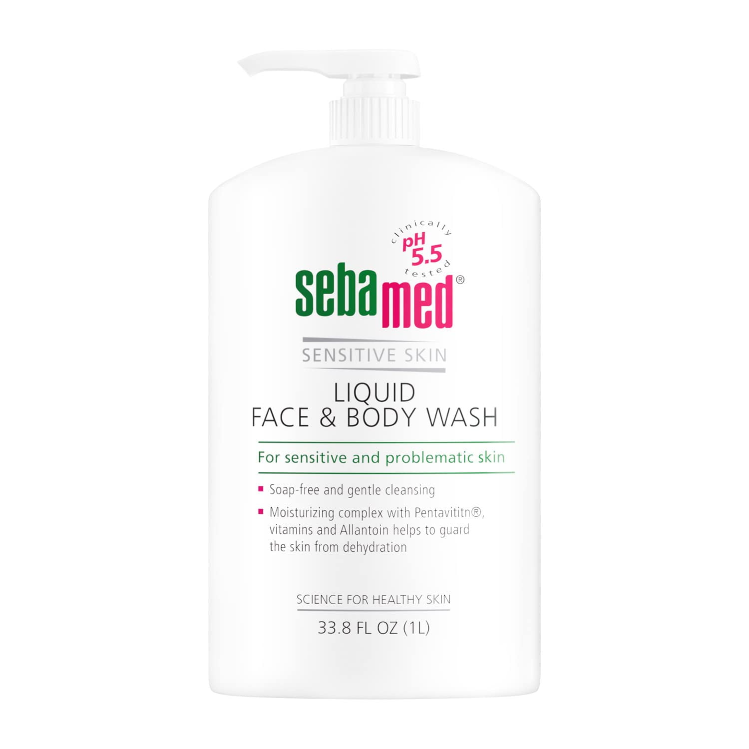 Sebamed Liquid Face and IRF13 Body Wash for Skin, pH 5.5, Mild Gentle ...