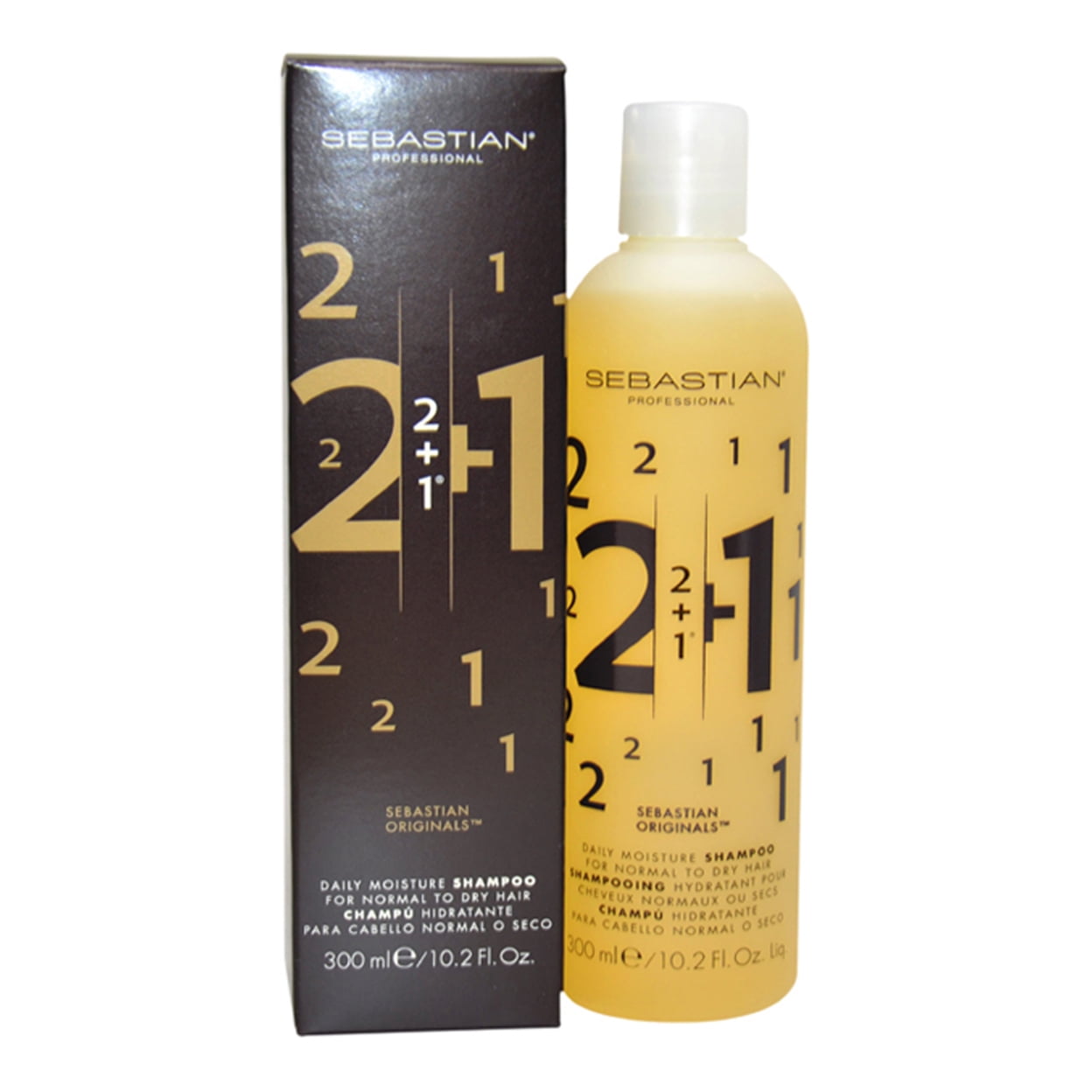 Sebastian 2 + 1 Daily Moisture Shampoo - 10.2 oz Shampoo - Walmart.com