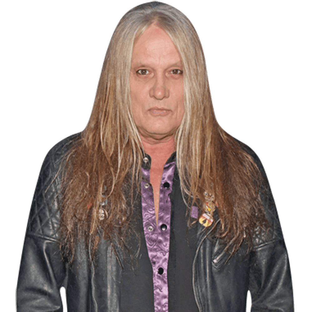 Sebastian Bach (Black Outfit) Half Body Buddy Cutout - Walmart.com