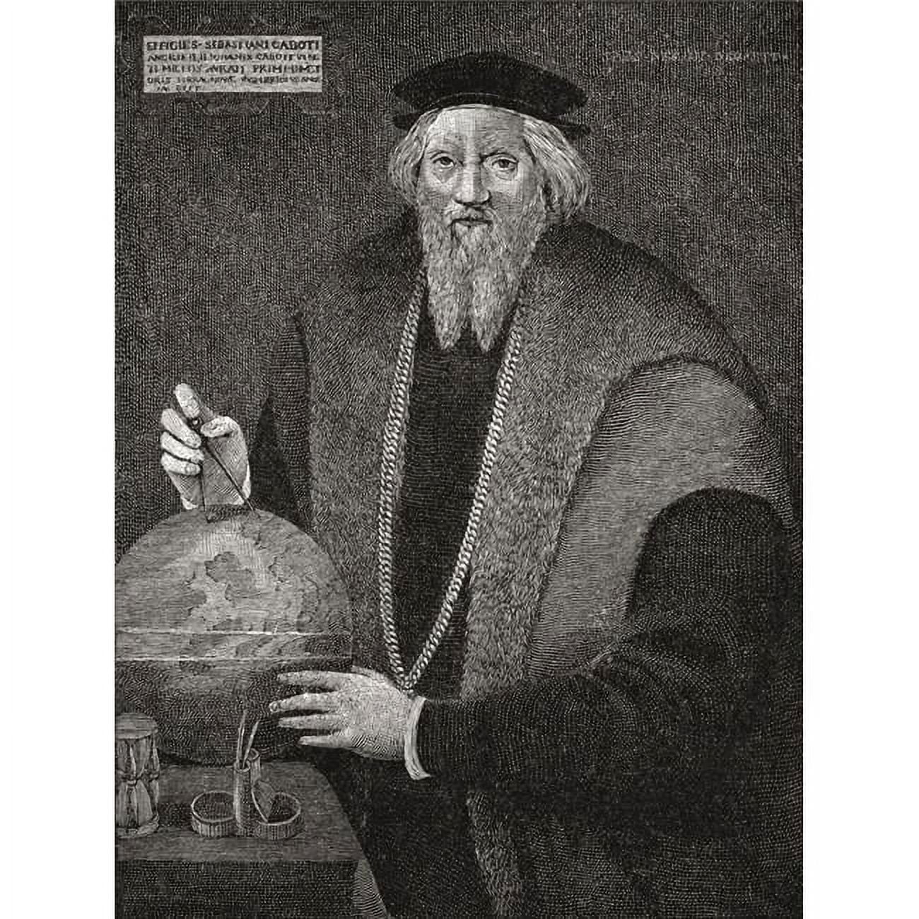Sebastian Cabot - C. 1474 to C. 1557 Italian Explorer From The Book ...