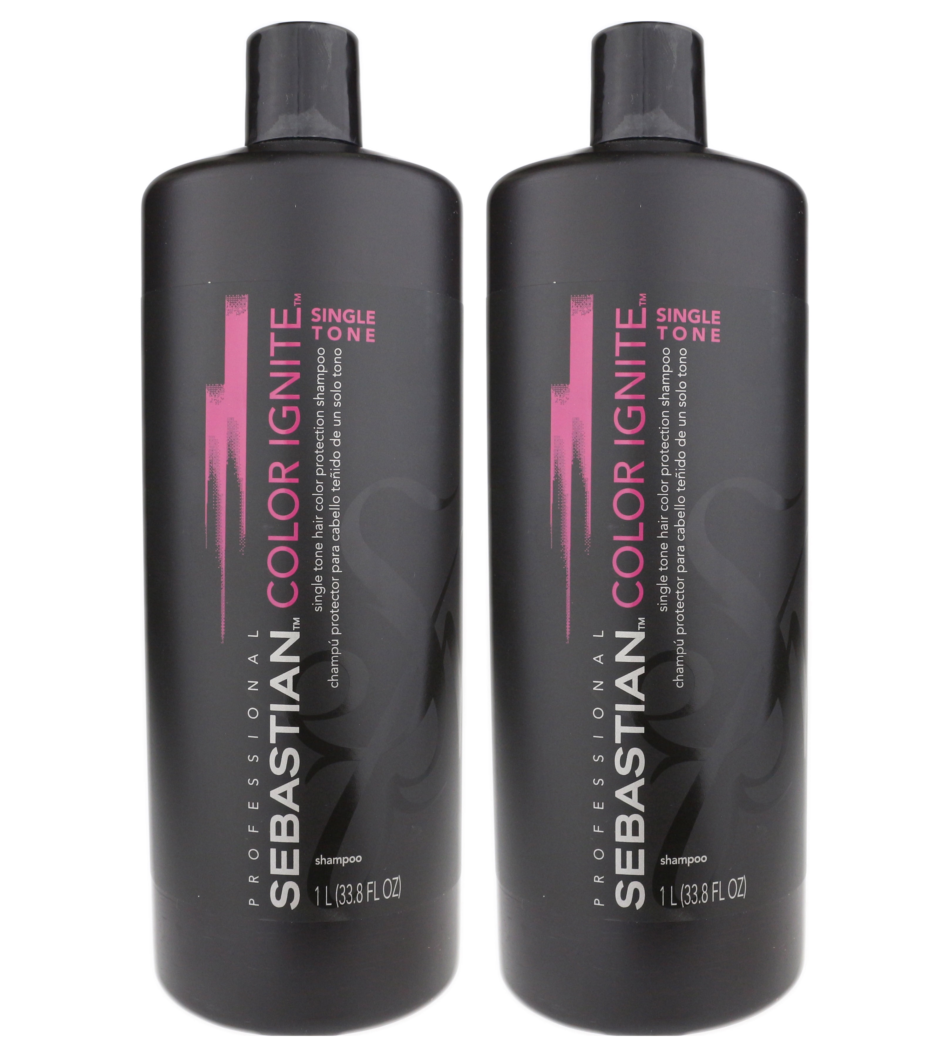 Sebastian Color Ignite Single Tone Shampoo 33.8oz/1 Liter New (Pack Of ...