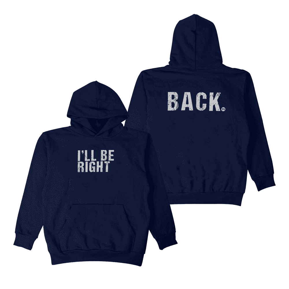 Sebastian Maniscalco Merch Hoodie I'll Be Right Back Long Sleeve For ...