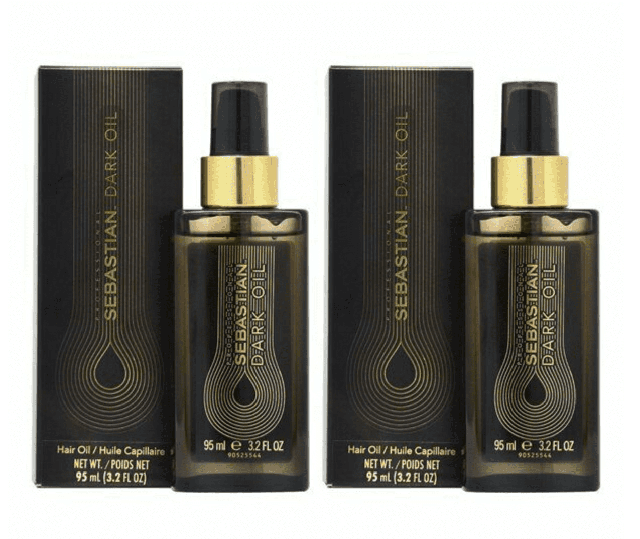 Sebastian Professional Dark Oil Body in a Bottle 3.2oz (Pack of 2 ...