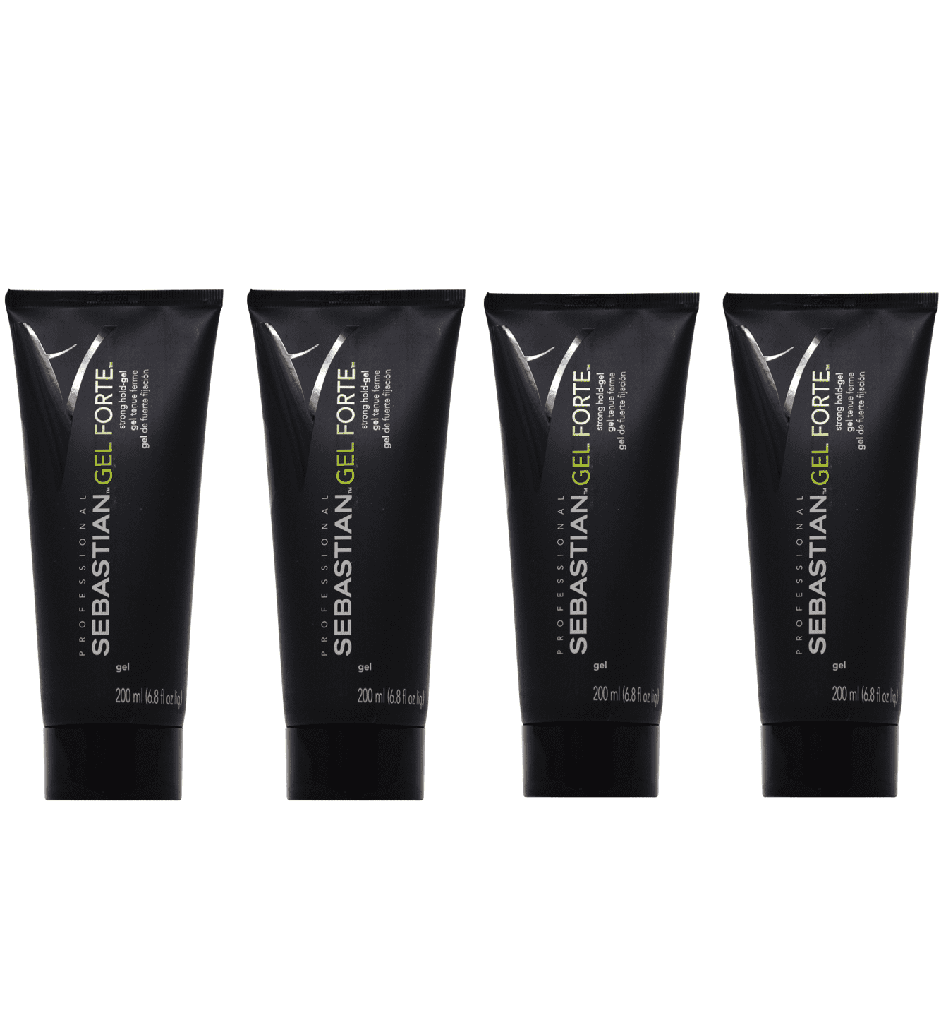 Sebastian Professional Strong Hold Hair Gel, Forte, 6.8 Oz, Pack of 4 ...