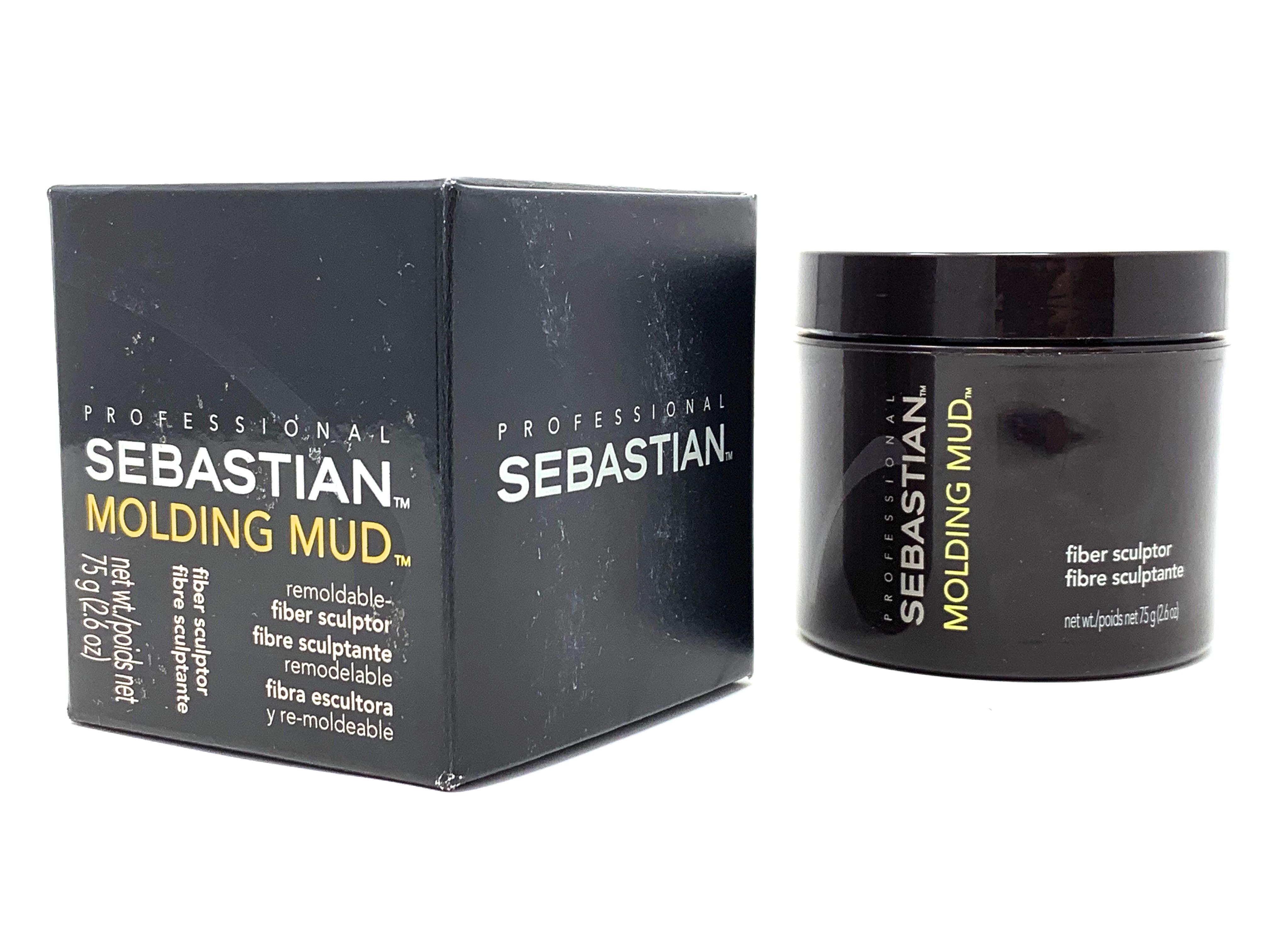 Sebastian Professional Molding Mud for Shiny, Moulded Hairstyles, 2.6 ...