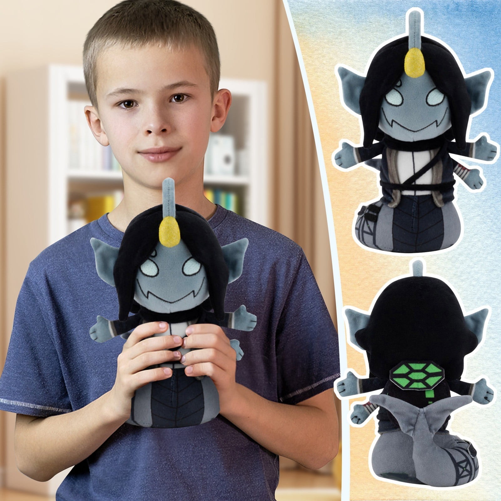 Sebastian Solace Plush Toy 9.8 Inch Pressure Game Plush Toy Halloween ...