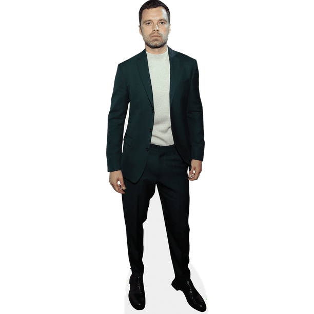 Sebastian Stan (Black Suit) Lifesize Cardboard Cutout Standee - Walmart ...