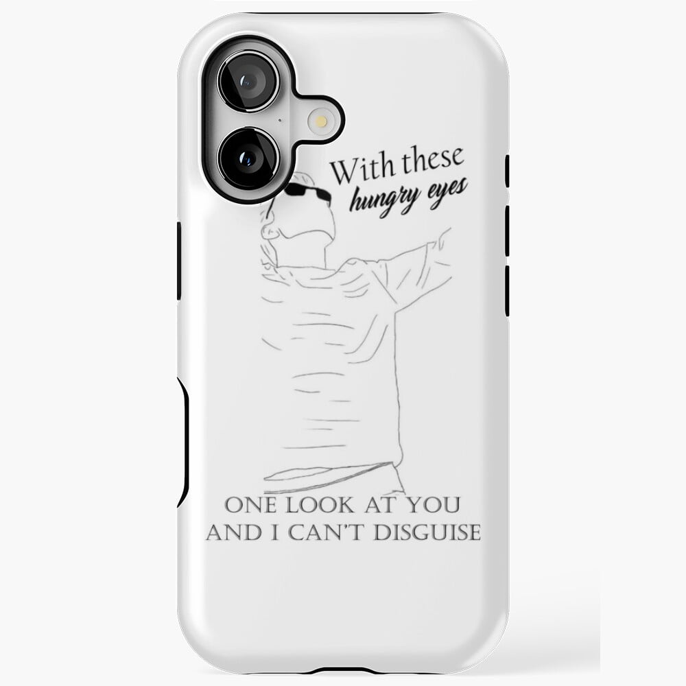 Sebastian Stan Hungry Eyes Inspired Portrait Art iPhone Case 17 through ...