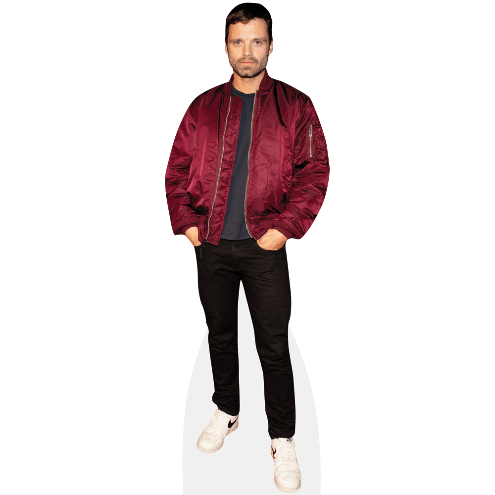 Sebastian Stan (Jacket) Mini Cardboard Cutout Standee - Walmart.com