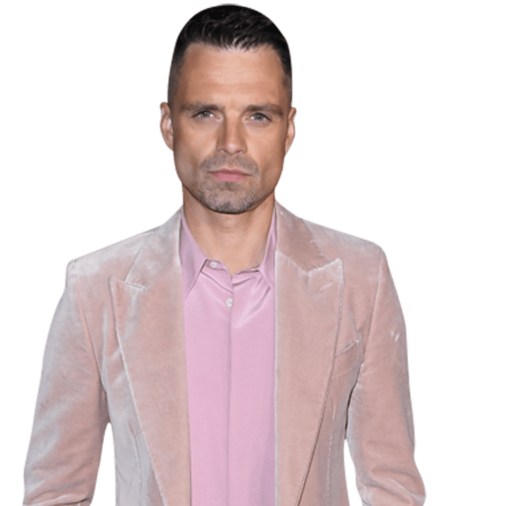 Sebastian Stan (Pink Suit) Half Body Buddy Cutout - Walmart.com