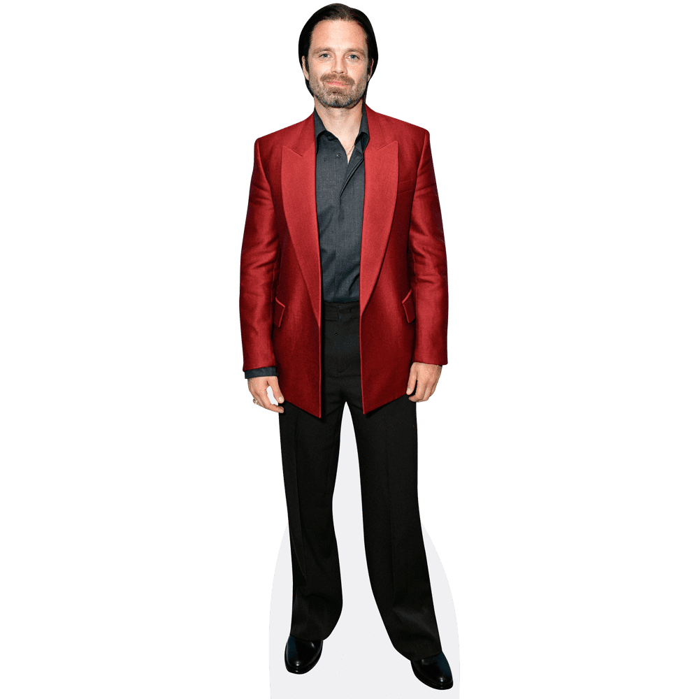 Sebastian Stan (Red Blazer) Life Size Cutout. Standee. - Walmart.com