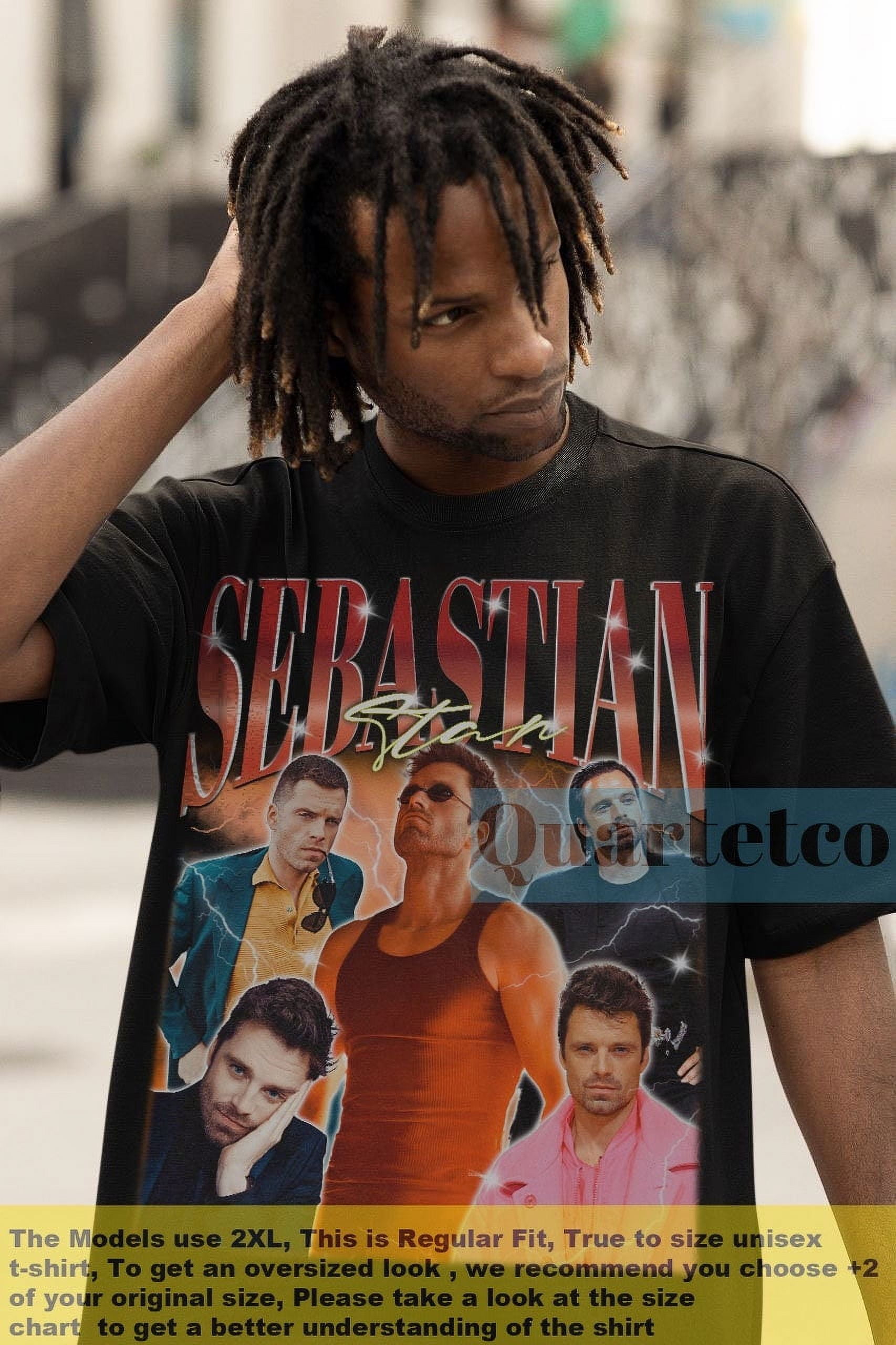 Sebastian Stan, Sebastian Stan Shirt, Vintage Sebastian Stan Tshirt ...