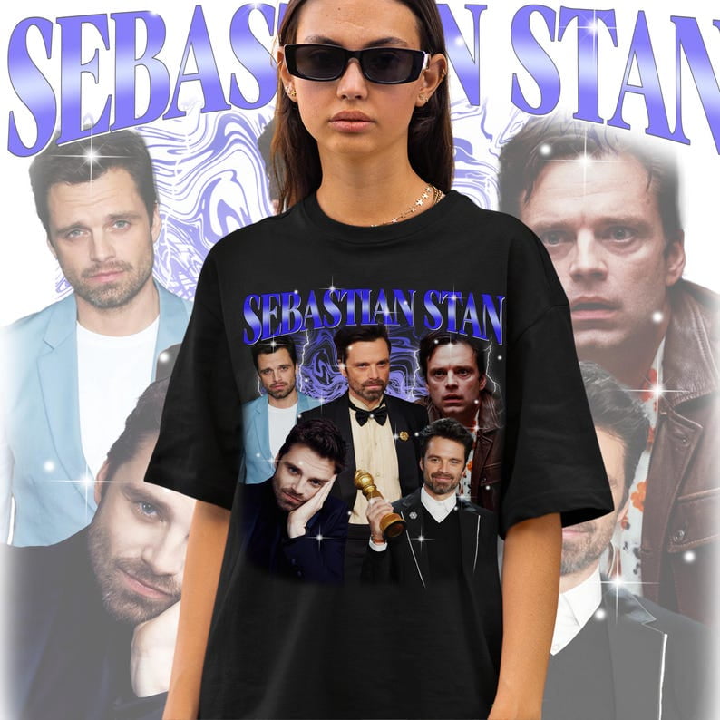 Sebastian Stan Shirt, Shirt, Bucky Barnes Thunderbolts T-Shirt, Marvel ...