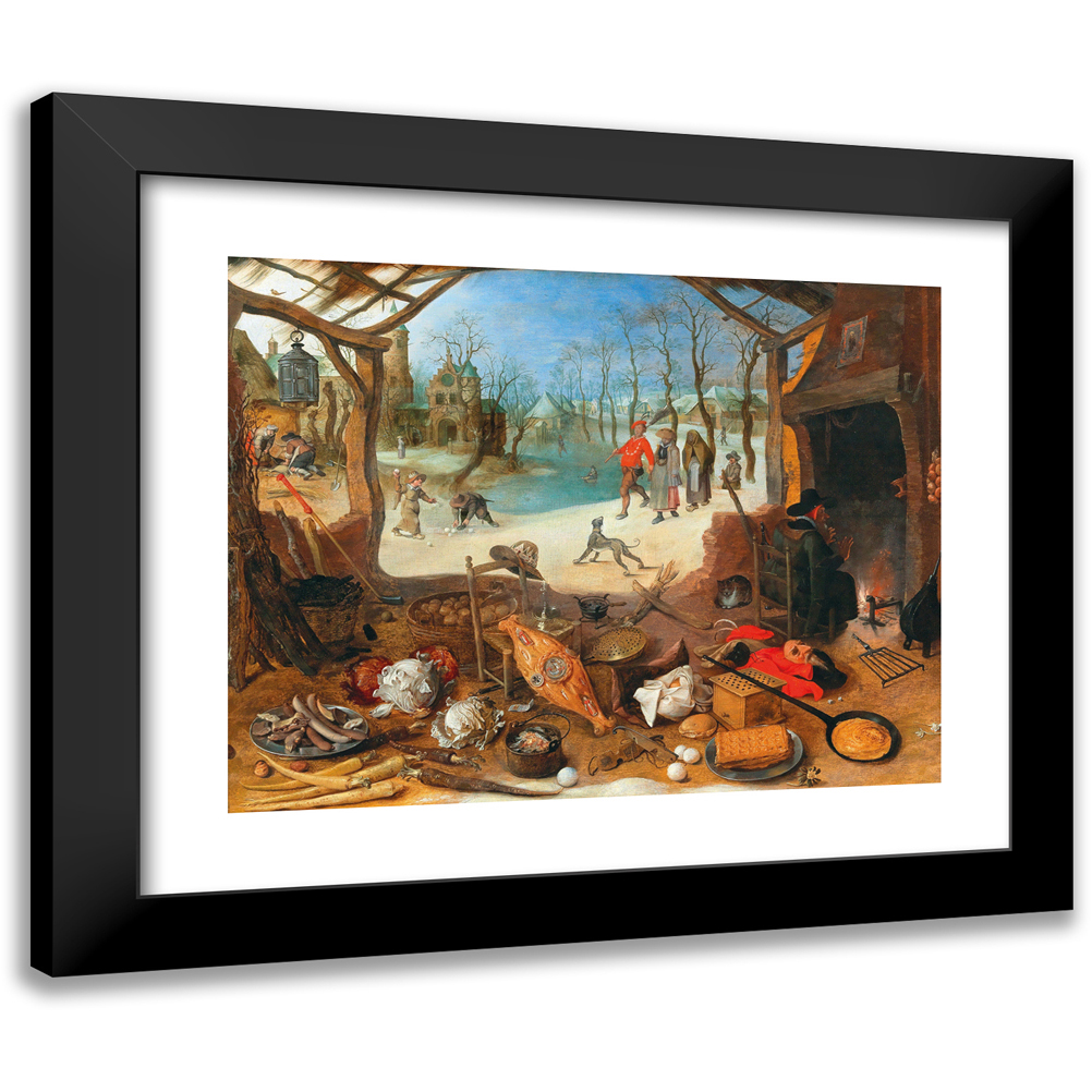 Sebastian Vrancx 14x12 Black Modern Framed Museum Art Print Titled - An ...