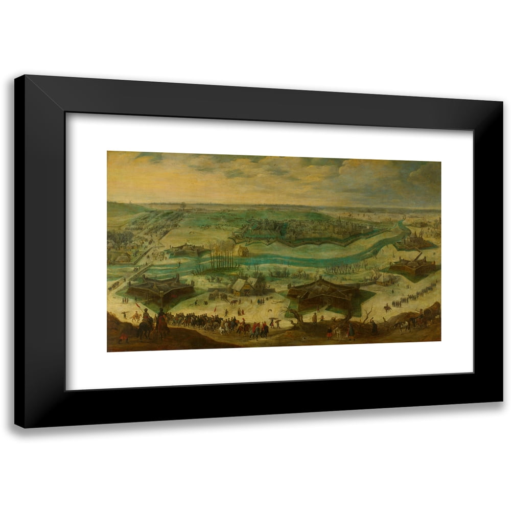 Sebastian Vrancx 24x16 Black Modern Framed Museum Art Print Titled ...