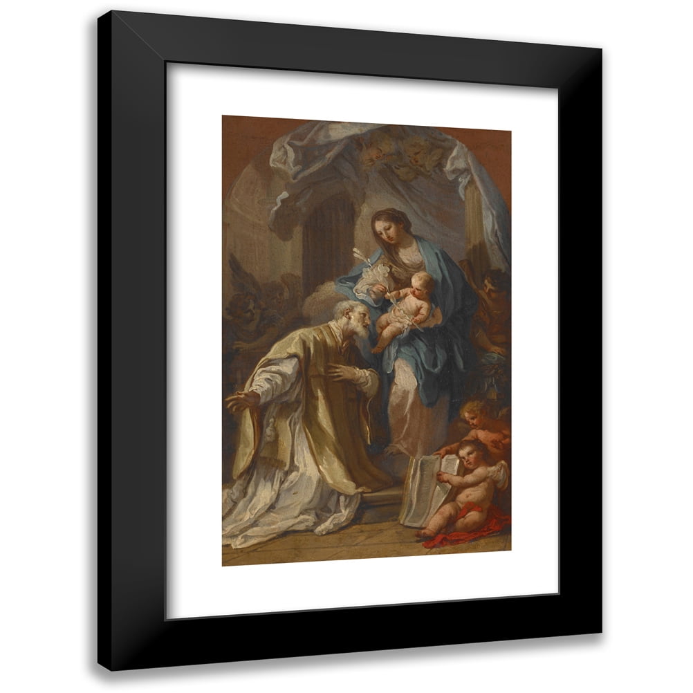 Sebastiano Conca 13x18 Black Modern Framed Museum Art Print Titled ...