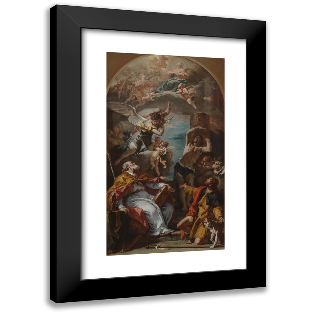 Sebastiano Ricci 12x18 Black Modern Framed Museum Art Print Titled ...