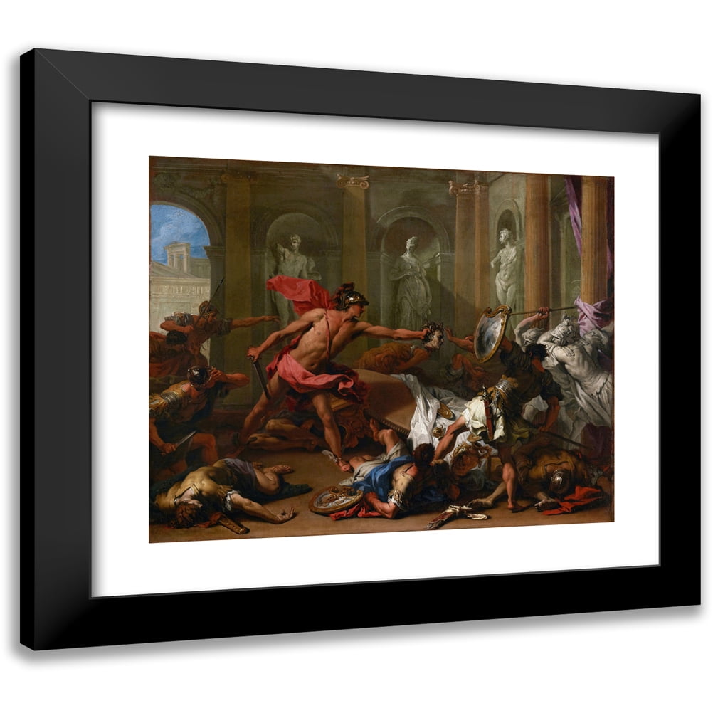 Sebastiano Ricci 14x12 Black Modern Framed Museum Art Print Titled ...