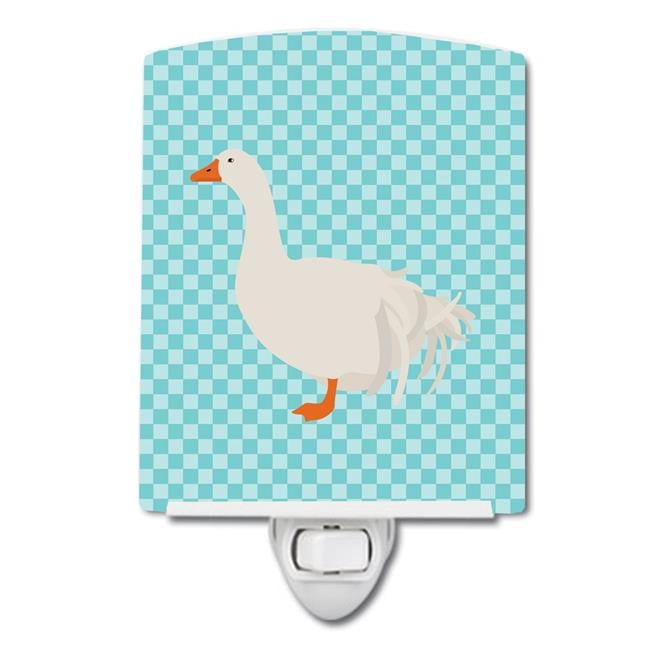Sebastopol Goose Blue Check Ceramic Night Light - Walmart.com