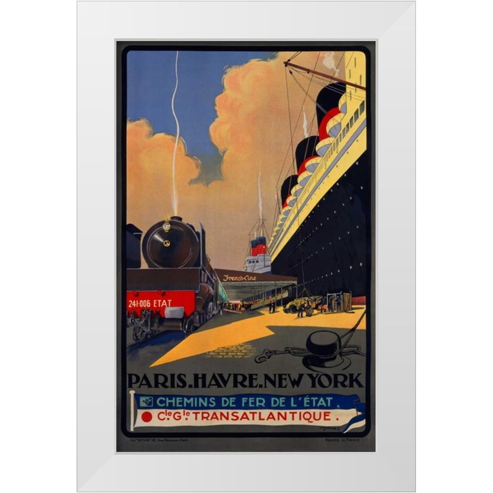 Sebille, Albert 22x32 White Modern Wood Framed Museum Art Print Titled ...