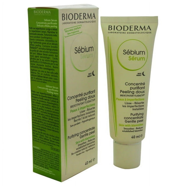 Sebium Serum Purifying Concentrate Gentle Peel by Bioderma for Unisex ...