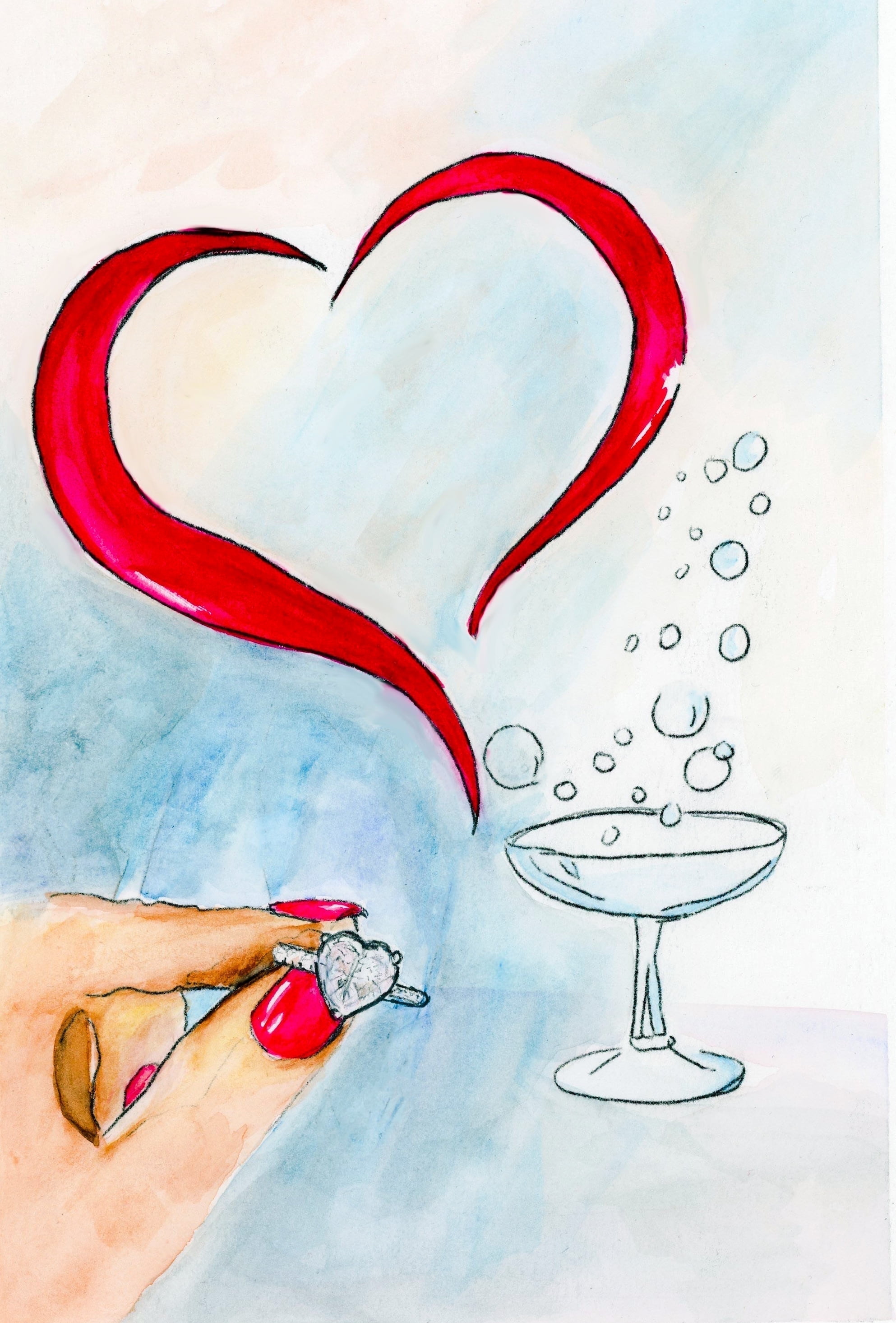 Sebrena's Pics Anniversary Engagement Wedding Greeting Card, Premium ...