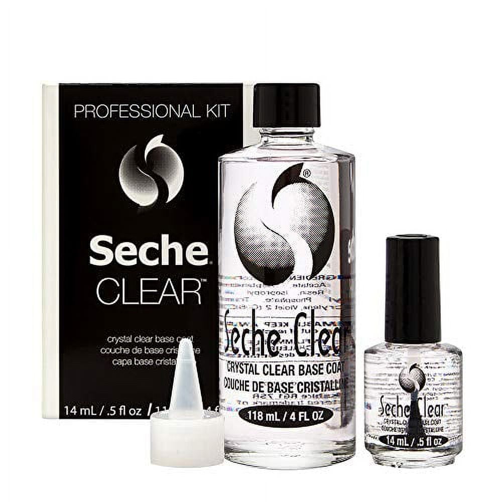 Seche Clear Crystal Clear Base Coat Professional Kit 2 Piece Set ...