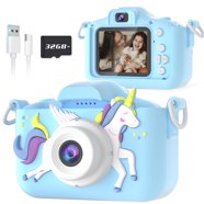 VDVO Smart Camera Phone Toy for Kids 3-8 Years, Purple with 32G SD card ...
