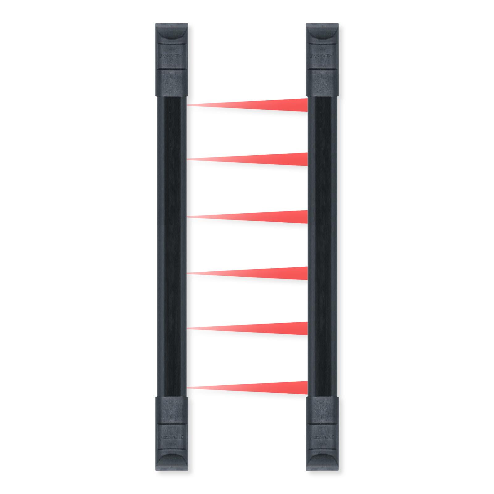 Seco-Larm Enforcer Curtain Sensors, In/Outdoor, 6 Beams, 44 In., Black ...