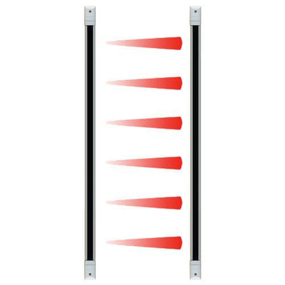 Seco-Larm Enforcer Curtain Sensors, In/Outdoor, 6 Beams, 44 In., White ...
