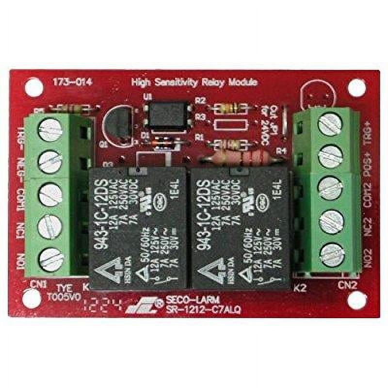 Seco-Larm Enforcer Relay Module, 2 7A Form C SPDT Relays (SR-1212-C7ALQ ...