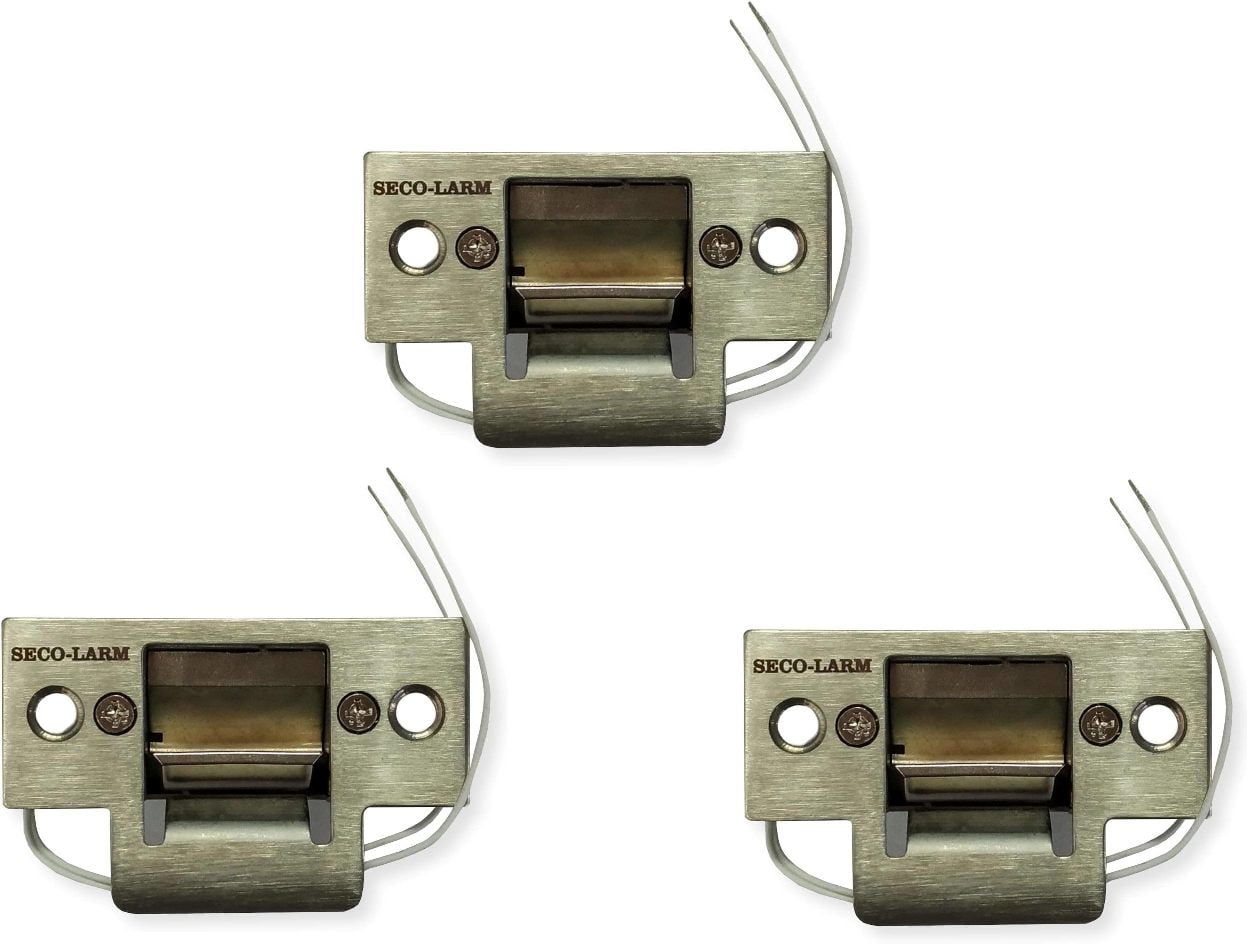 Seco-Larm SD-991A-D1Q Mini No-Cut Electric Door Strikes (Pack of 3 ...