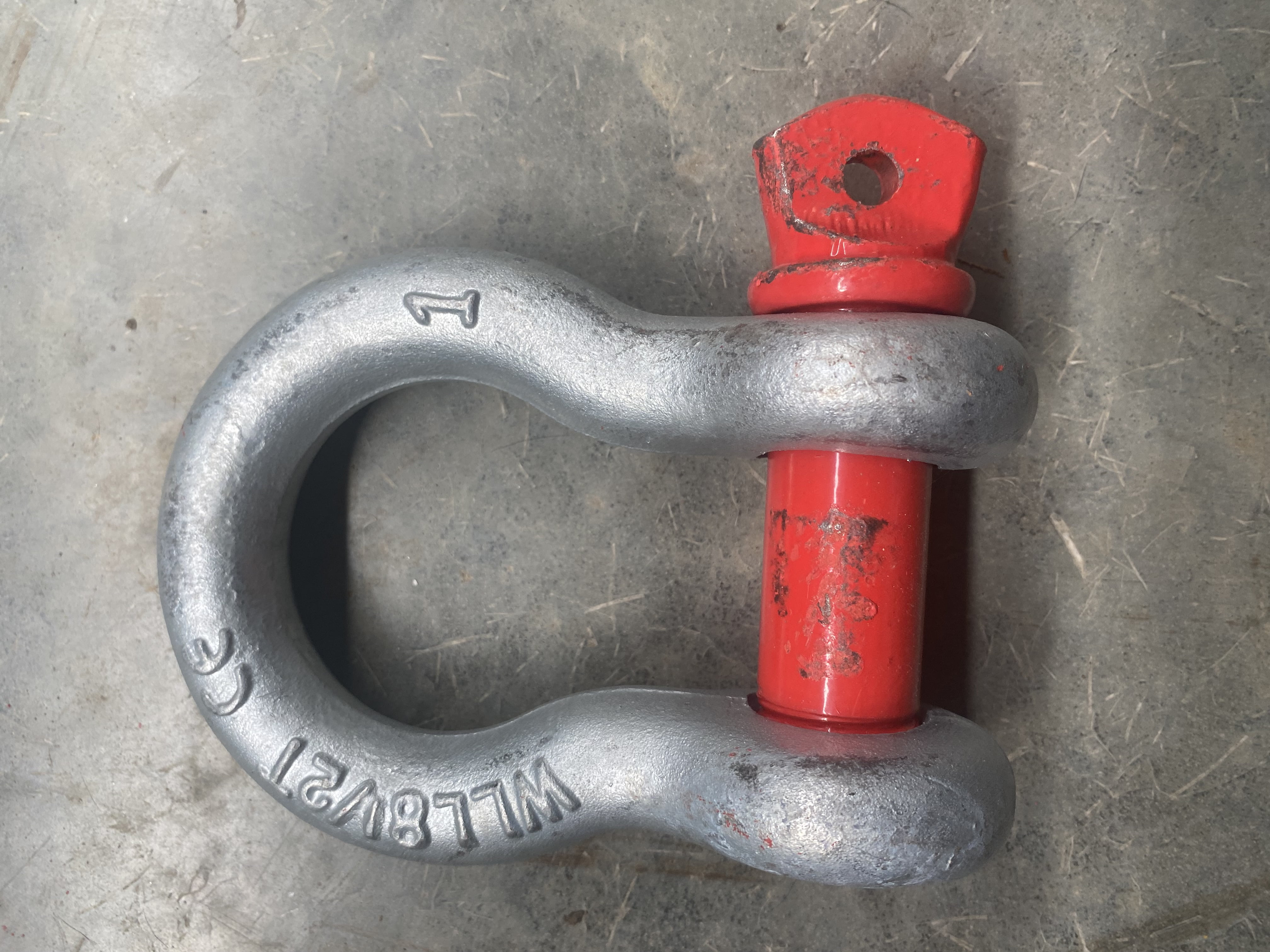 Second Choice-1" Anchor Shackle with Red Pin-16900163 - Walmart.com